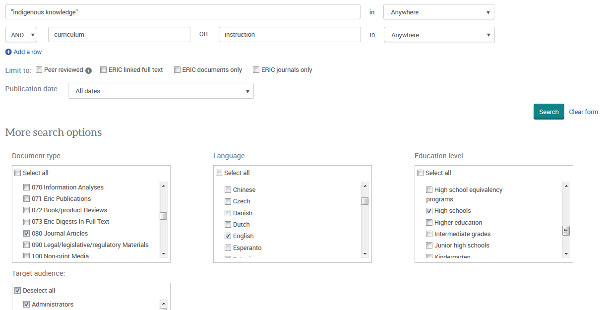 Searching in ERIC - ERIC Search Guide - FIU Libraries at Florida ...