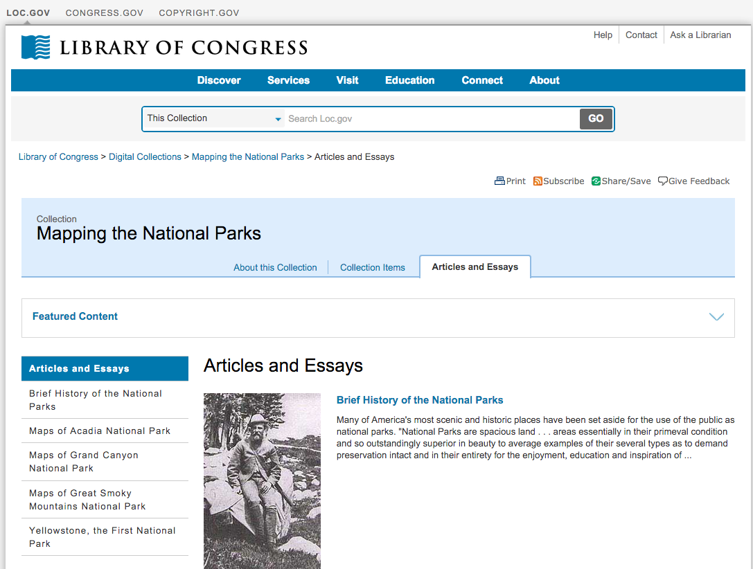 ONLINE RESOURCES - The National Parks Project: 7th Grade, Ms. Nuse ...