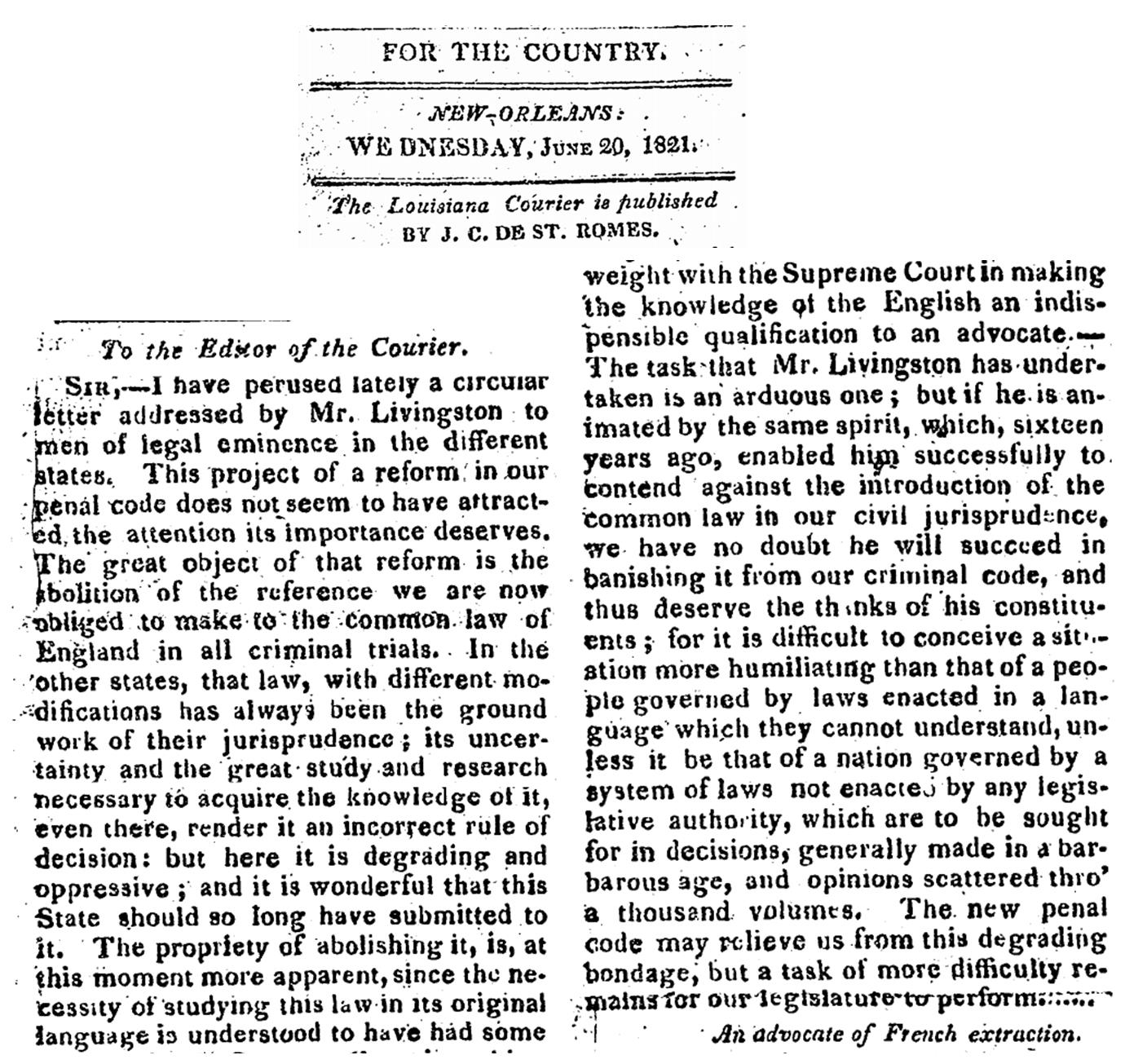 Criminal Code History Of The Codes Of Louisiana LibGuides At Law Criminal Code History Of The Codes Of Louisiana LibGuides At Law