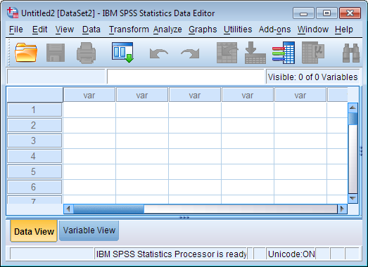 The Data View Window Spss Tutorials Libguides At Kent Independent