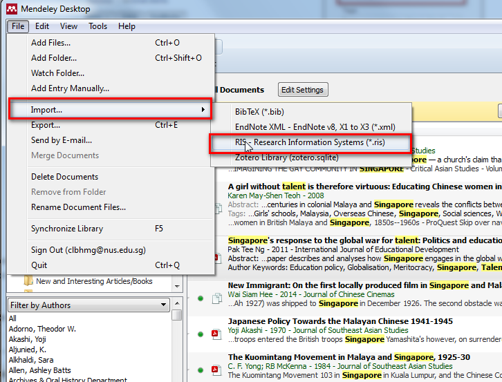 Moving From Endnote To Mendeley Mendeley Manage And Share Your 