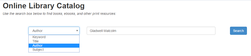 How can I search for a book or article by author in the library? - SNHU ...