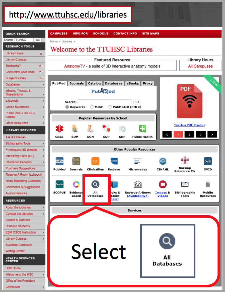 Gideon - Internal Medicine Residents - Libraries at Texas Tech ...