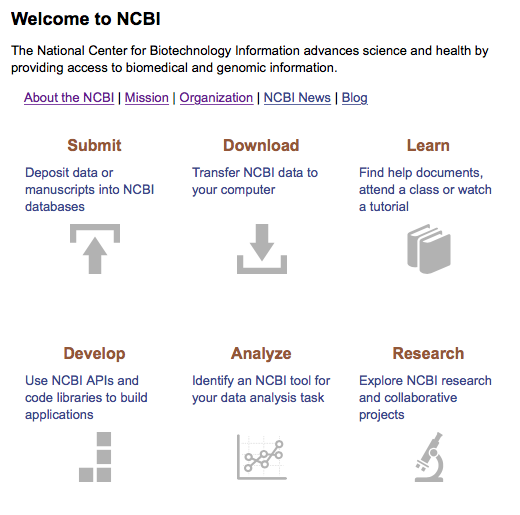 Welcome to NCBI - Molecular biology, biochemistry, and genetic ...