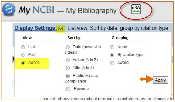 My Bibliography & Progress Reports - NIH Public Access Policy - UCSF ...