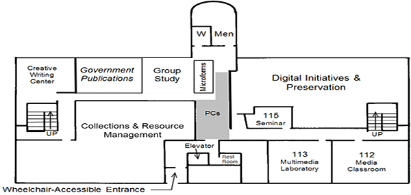 1st Floor - DML Virtual Library Tour - Guides at Regis University