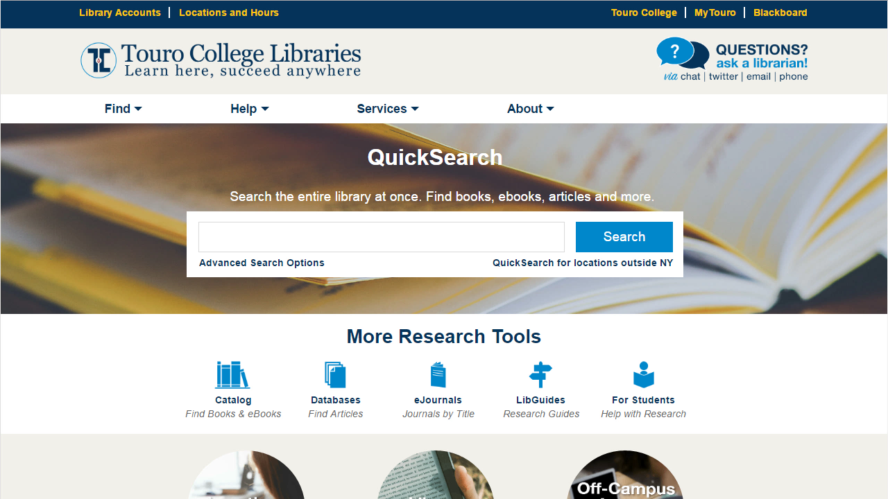 Videos - Video Tutorial Collection - LibGuides at Touro College