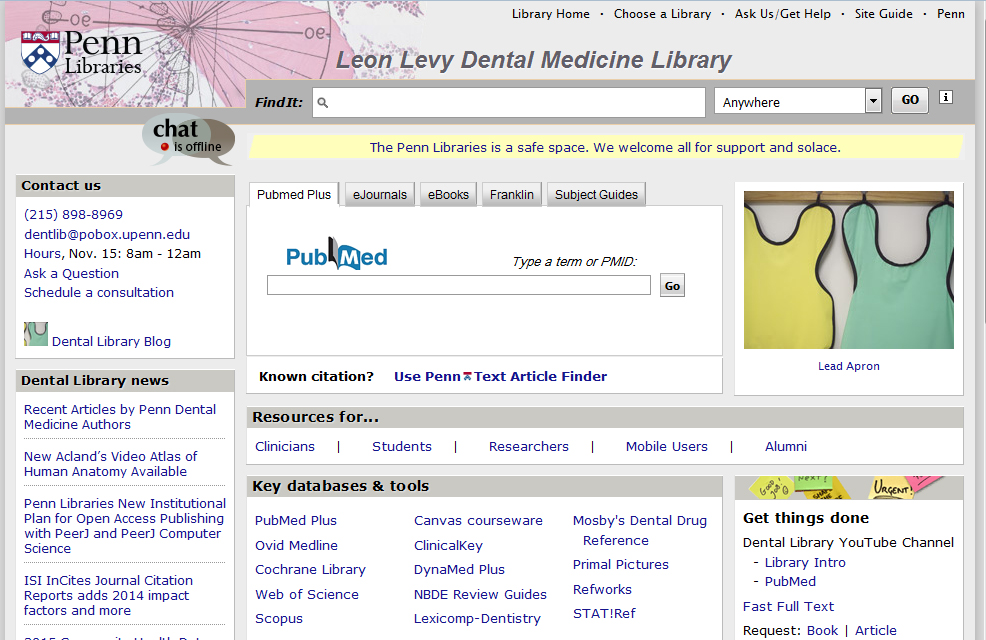 News from the Levy Dental Medicine Library - News from the Leon Levy ...