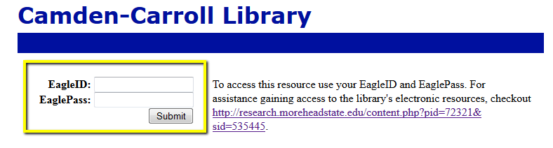 Log In from Off Campus - DIY Research Guide - LibGuides at Morehead ...