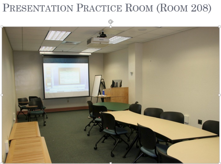 Space Availability - Presentation Practice Room - FAMU Libraries ...