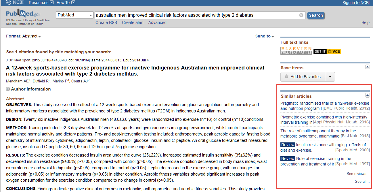 PubMed Tips - Kinesiology & Health Sciences - Research Guides at ...