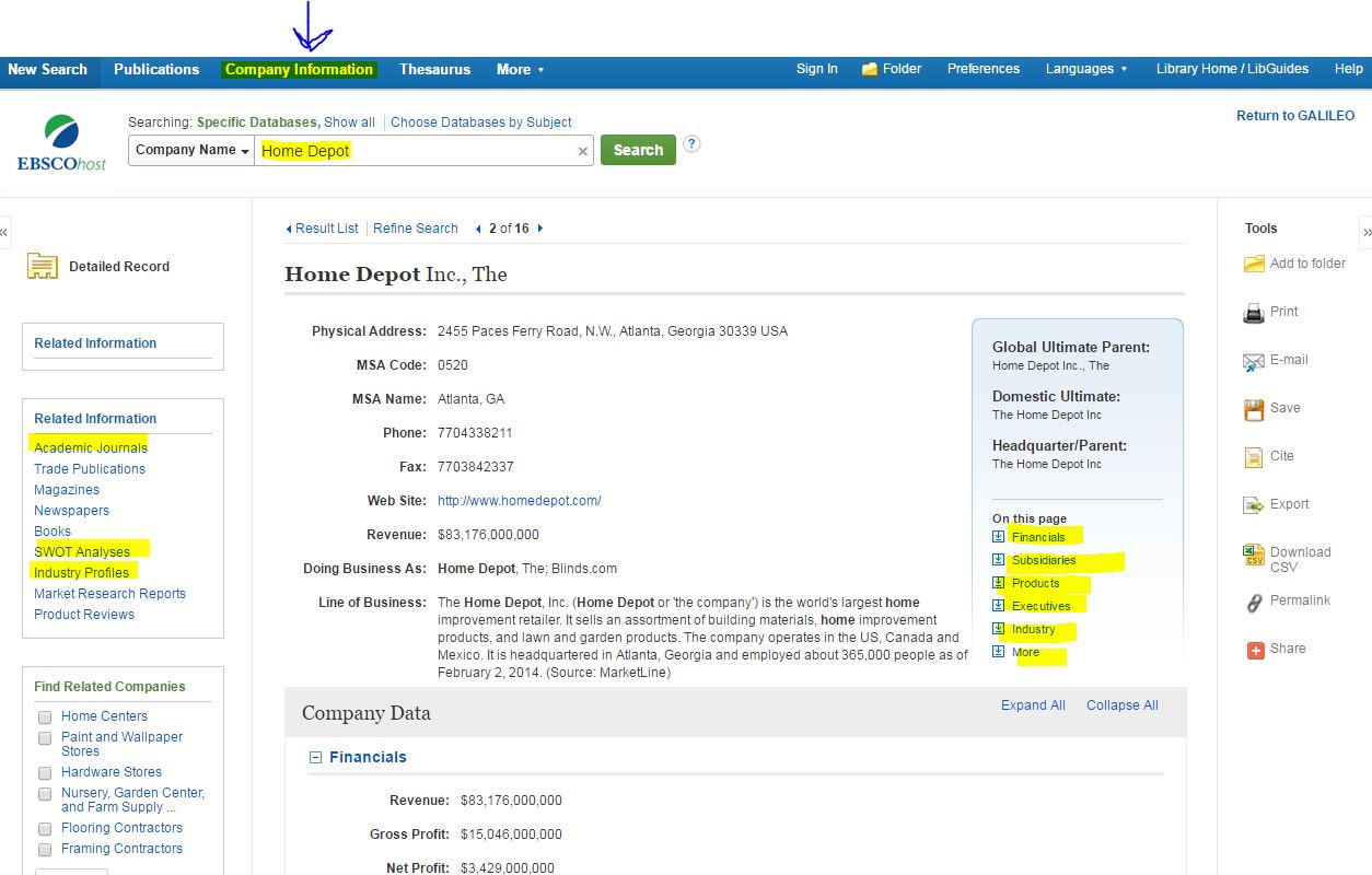 Business Source Complete (EBSCO) - MGMT 1120 Introduction to Business ...