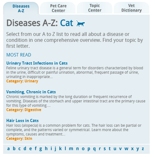 Common Cat Diseases - Veterinary Science - UWSSLEC LibGuides at ...