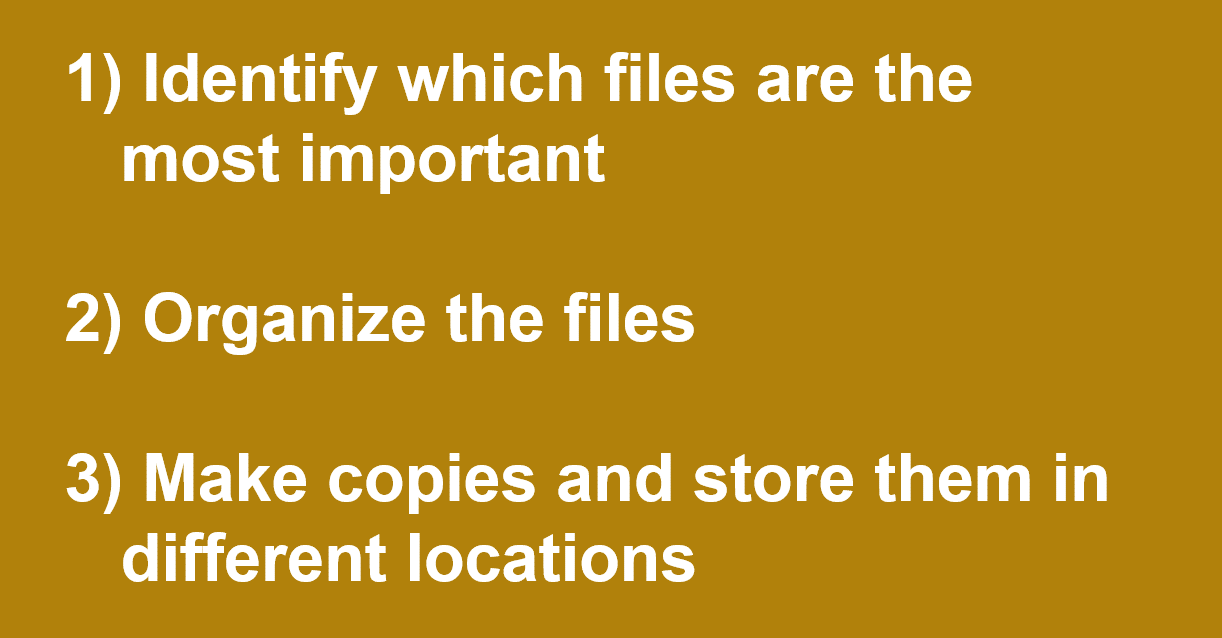 The basics - Personal Digital Archiving - Library Guides at Purdue ...