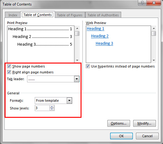 How Do I Create An Automatic Table Of Contents In Word 2013 2016 Ask A Librarian