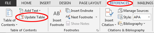 How Do I Create An Automatic Table Of Contents In Word 2013 2016 Ask 