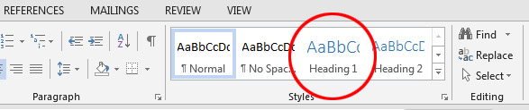 How Do I Create An Automatic Table Of Contents In Word 2013 2016 Ask 