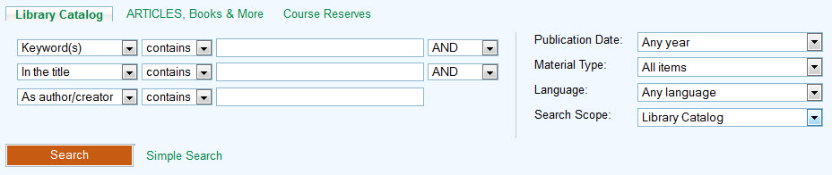 Library Catalog - Search Tips - LibGuides at University of Texas at Dallas