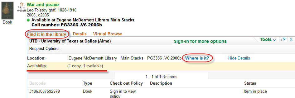 Library Catalog - Search Tips - LibGuides at University of Texas at Dallas