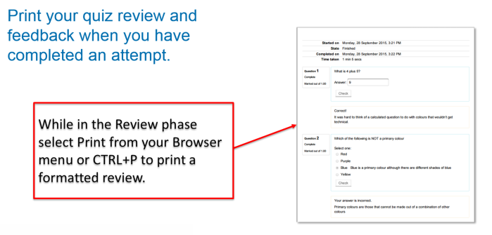 Quizzes - Moodle - Subject guides at Monash University