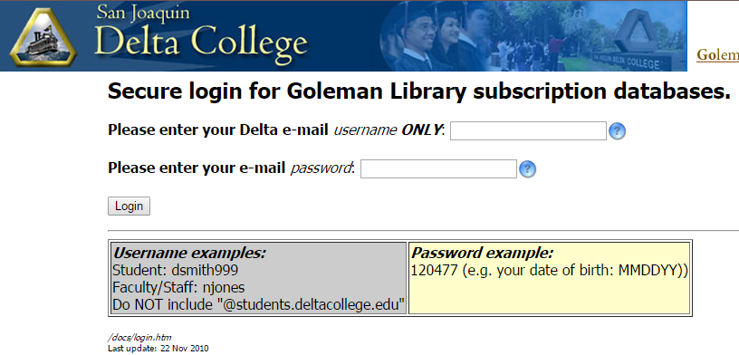 Delta University Login