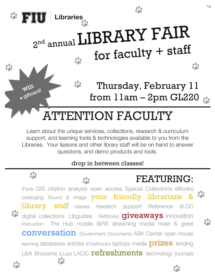 2016 - Annual Library Fair: Most Important Event @ the Best Place on ...