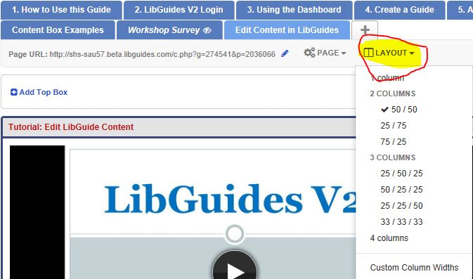 8. Edit Content in LibGuides - How to Create a LibGuide: LibGuide 101 ...