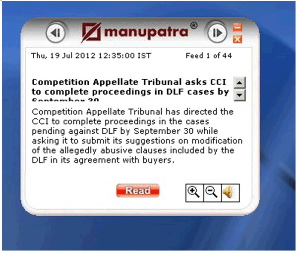 Manupatra - How to Set Up Current Awareness Services in Law Databases ...