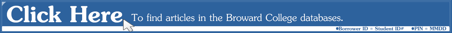 Finding Articles - Welcome to the Broward College South Campus Library ...