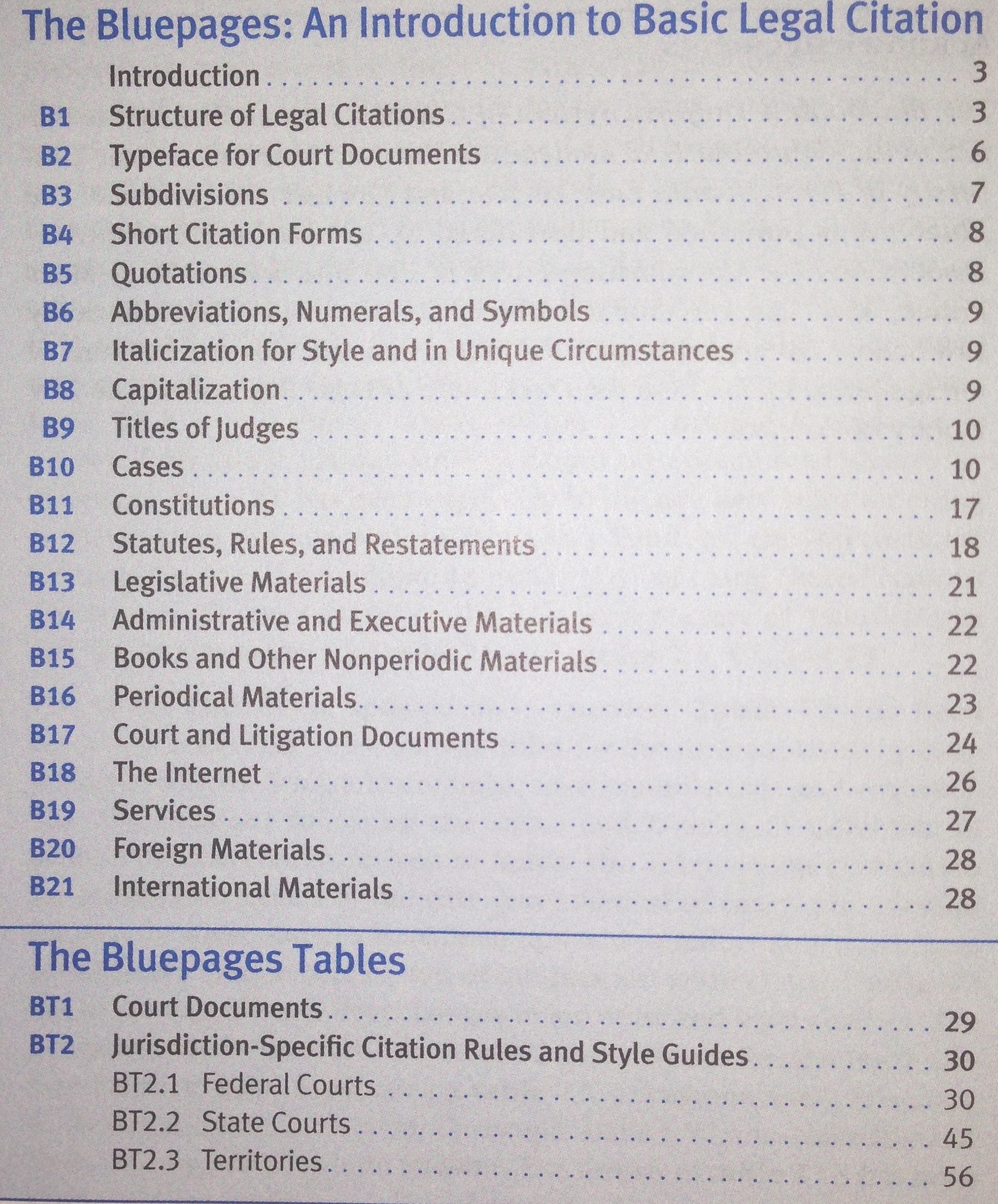 Basic Layout Bluebook 101 Website At University Of Washington Law Basic Layout Bluebook 101 Website At University Of Washington Law