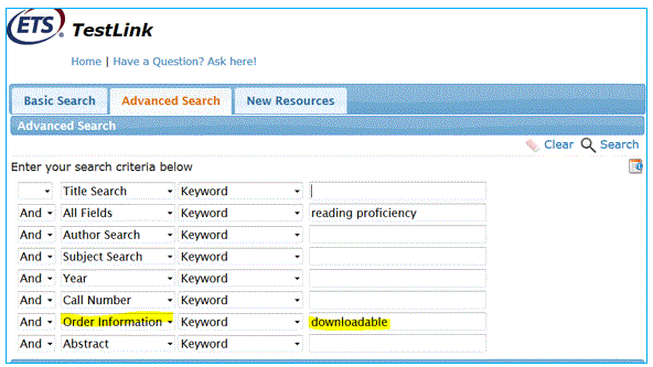 Test Resources for Education - Tests and Measures - Research Guides at ...