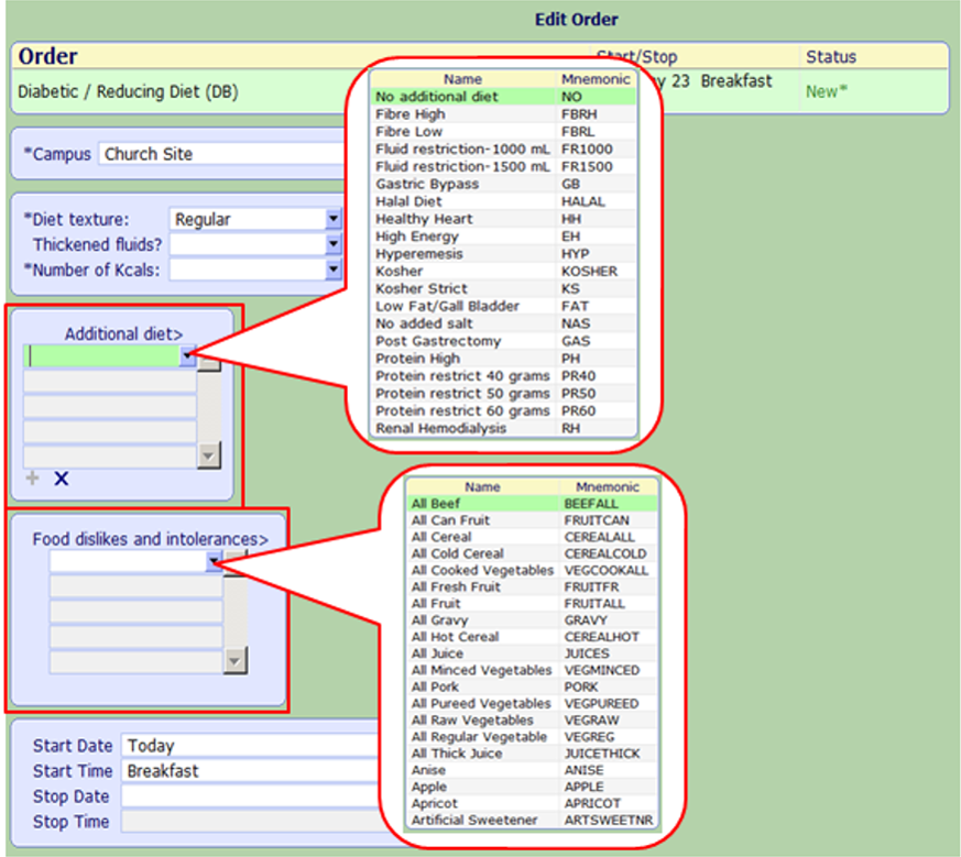 Diet Orders - Meditech 6.08 Eductation V3 - LibGuides at Health Science ...