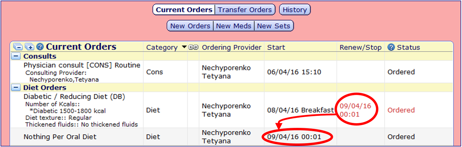Diet Orders - Meditech 6.08 Eductation V3 - LibGuides at Health Science ...