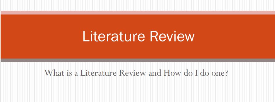 Home - Writing A Literature Review - LibGuides at The College of New Jersey