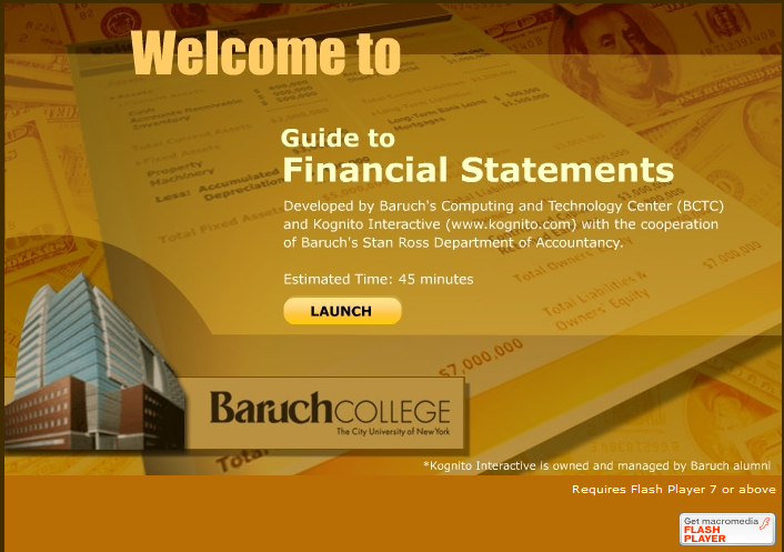 Financial Statements - MBA 557 - Accounting Applications for Management ...