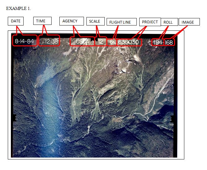 Notation System - Tongass National Forest Aerial Photographs ...