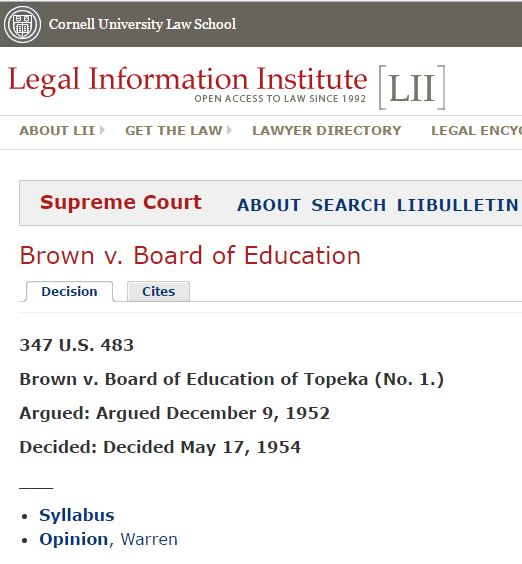 Landmark Court Cases - Education Law - LibGuides at Charleston School of Law