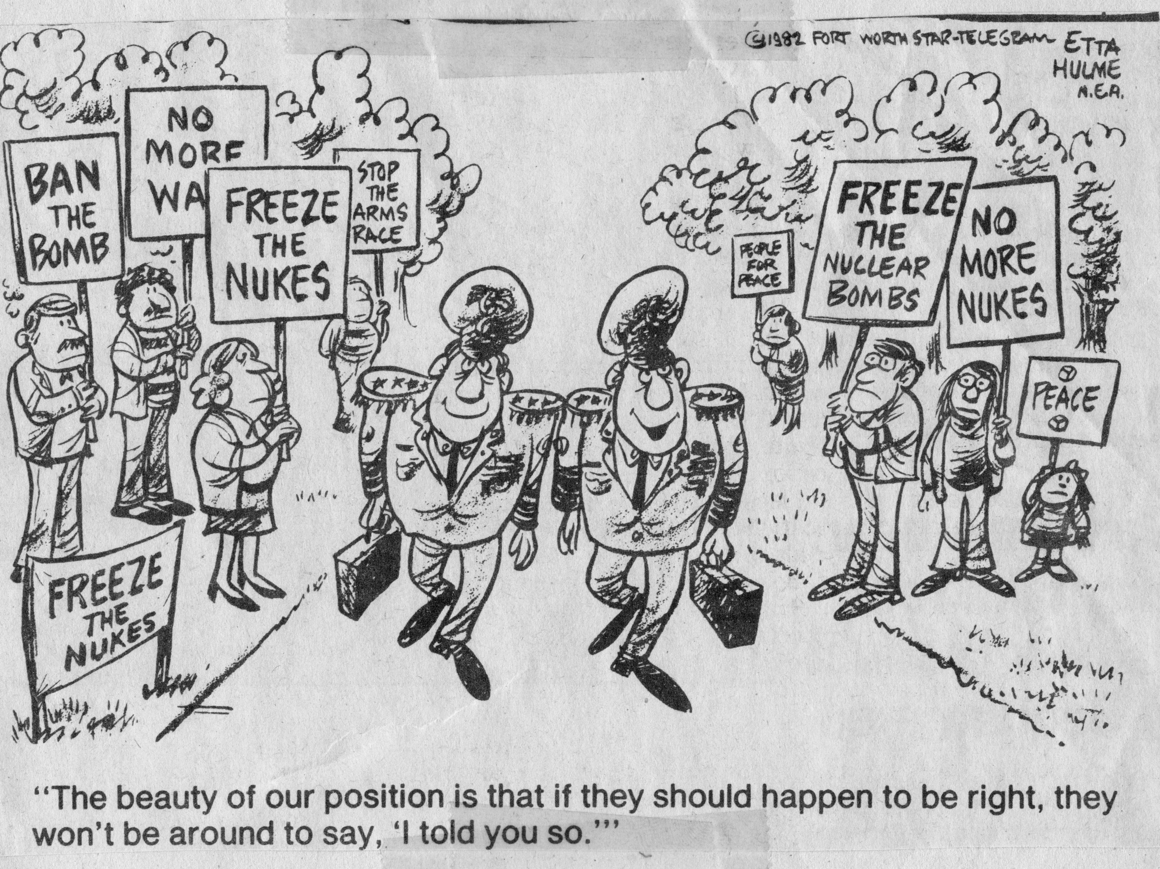 Political Satire - Nuclear Freeze Movement - Research Guides at The ...