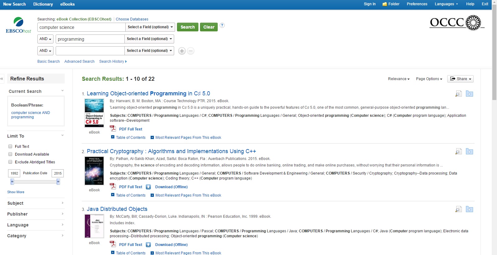 eBooks - Computer Science Help Guide - LibGuides at Oklahoma City ...