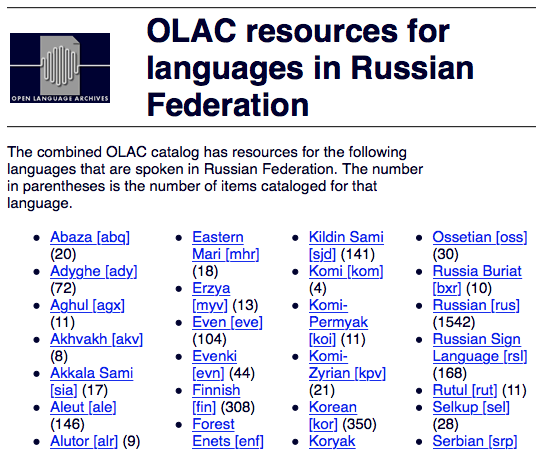 Eastern Europe & Eurasia - Endangered Languages - LibGuides at ...