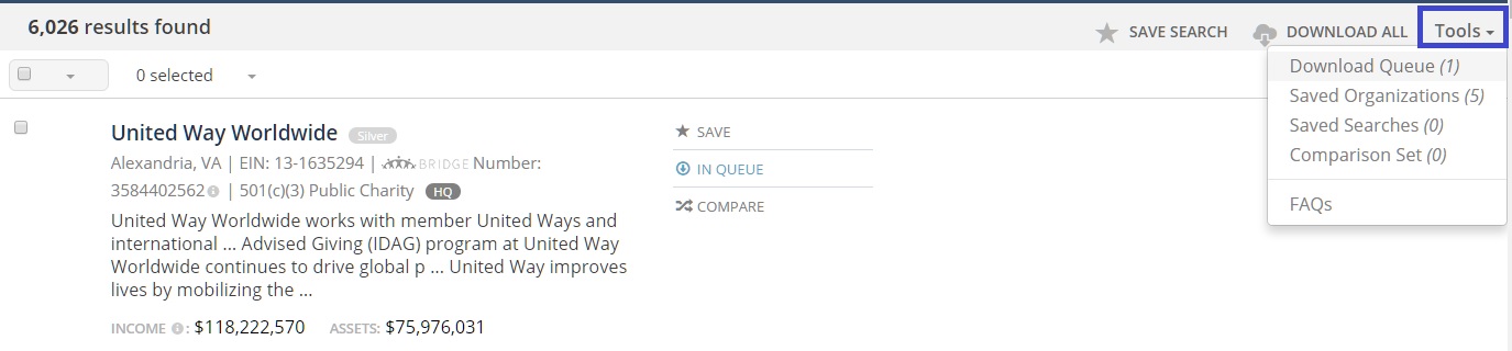 Instructions for Downloading Organization and Financial Data - Business ...