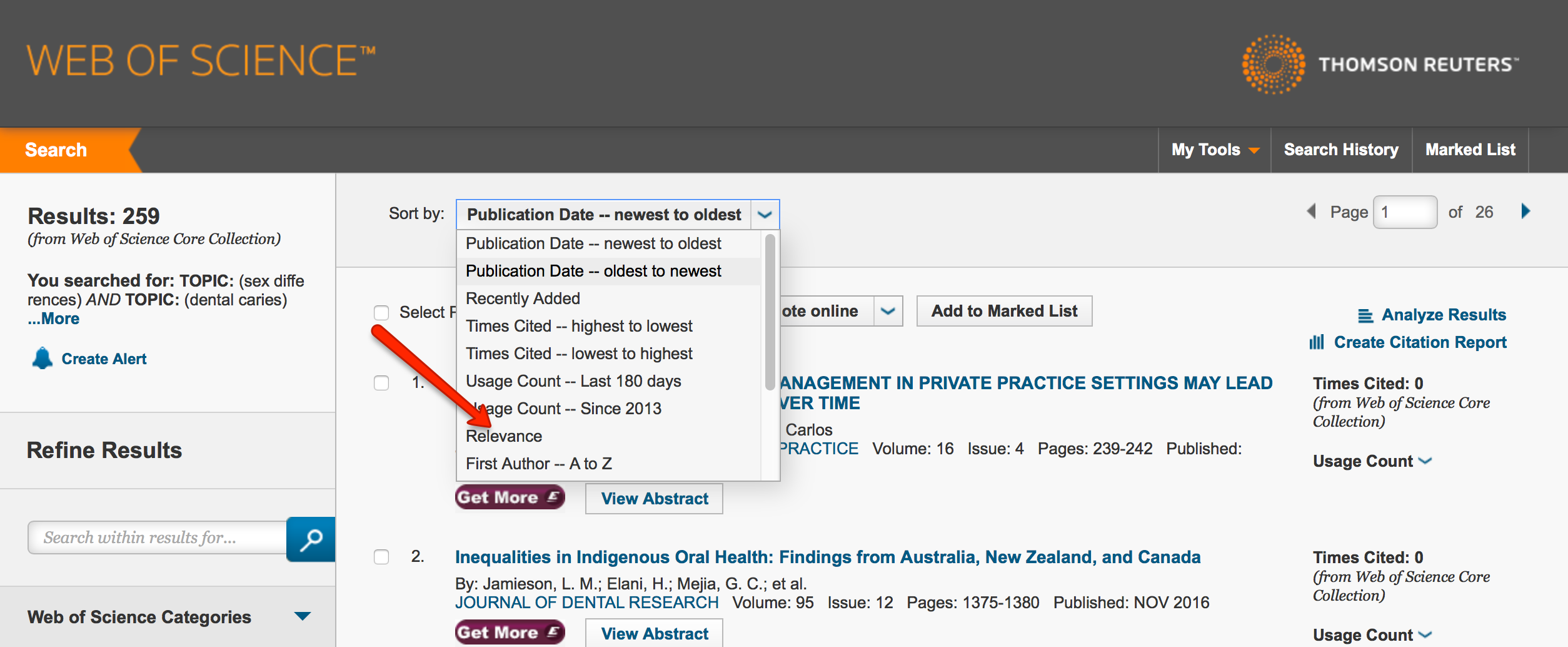 How To Find Peer Reviewed Articles On Web Of Science