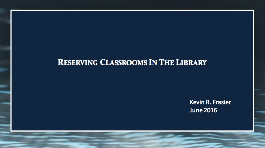 How To Reserve Classroom - Introducing LibCal - Guides at Medical ...