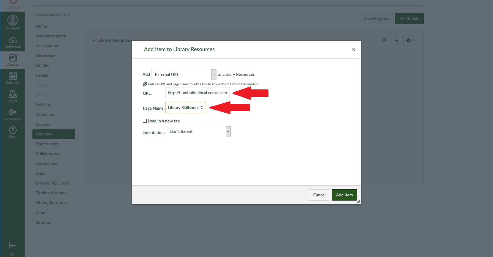 Linking To A Page On The Library Website - Integrating Library ...