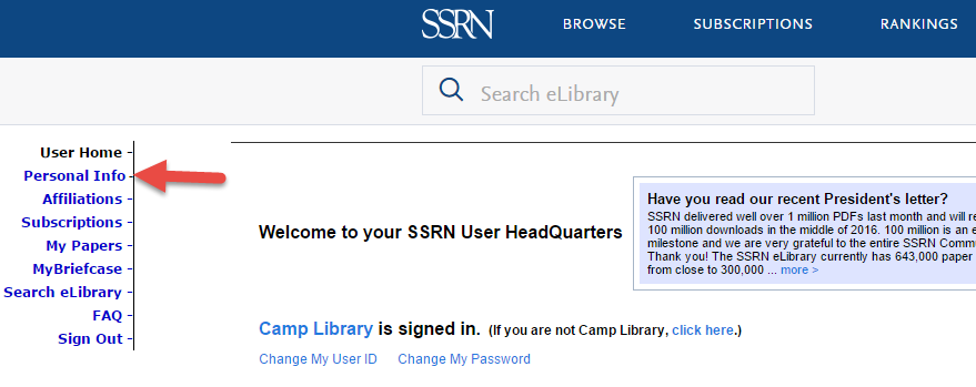 Editing your Profile - Scholarly Publications: Creating and Maintaining ...