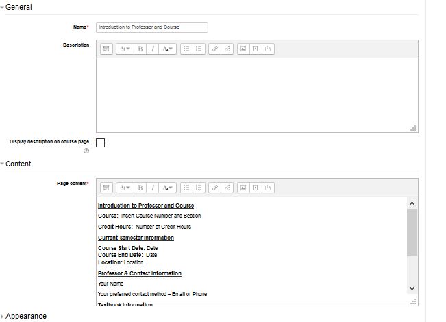 Online Course Improvement Resources - Moodle Tutorials - Little ...