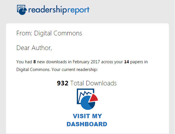 Readership Report - Institutional Repository (Digital Scholarship@UNLV ...