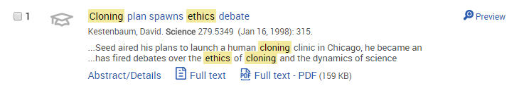 Selecting Results - Research Library Database Guide - FDU LibGuides at ...