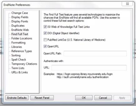 I need precise information on how to access full text from off campus via ezproxy if I am using ...