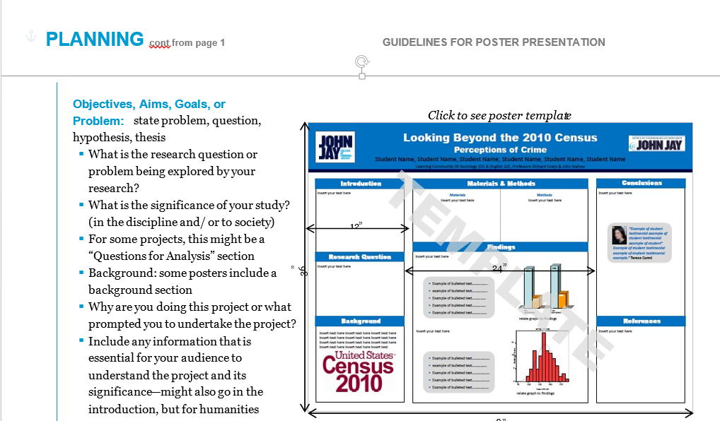 Poster Planning - BADM410: Operations Management - Daniel Library at ...